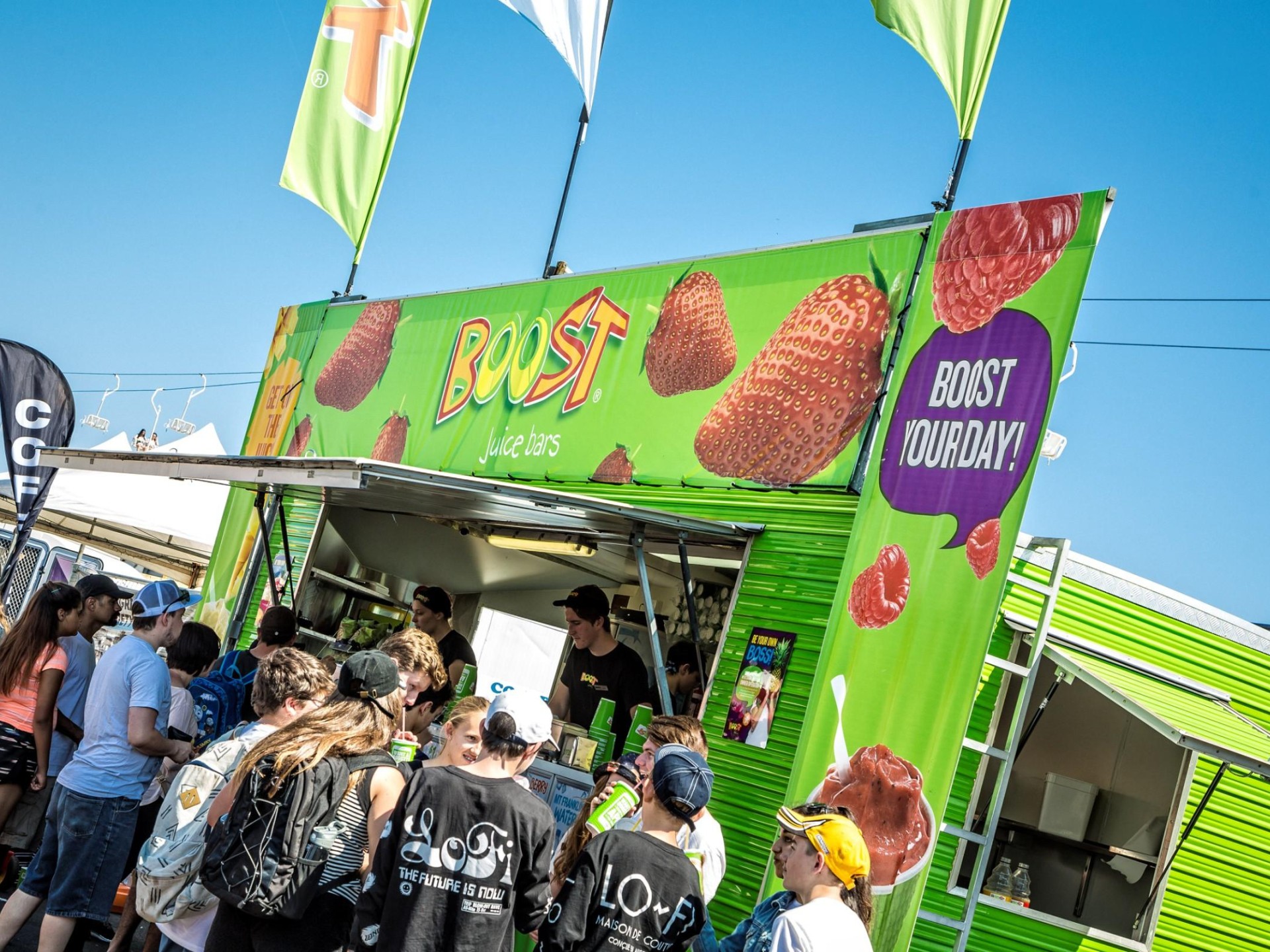 Own Two Mobile Boost Juice Vans - Perfect for Deni Ute Muster Fans! in ...