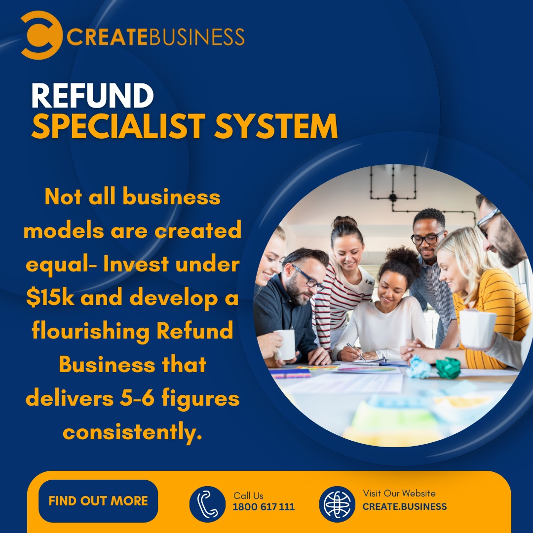 Low-Risk Refund Specialist Biz For Sale: $12K invest- Straightforward ...