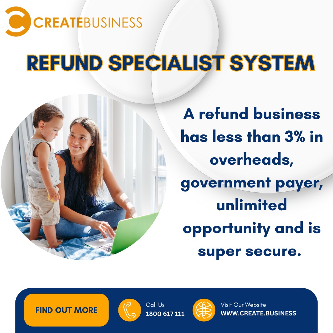 Amazing Lifestyle-Friendly Refund Biz Model: Low Overheads Fully online ...