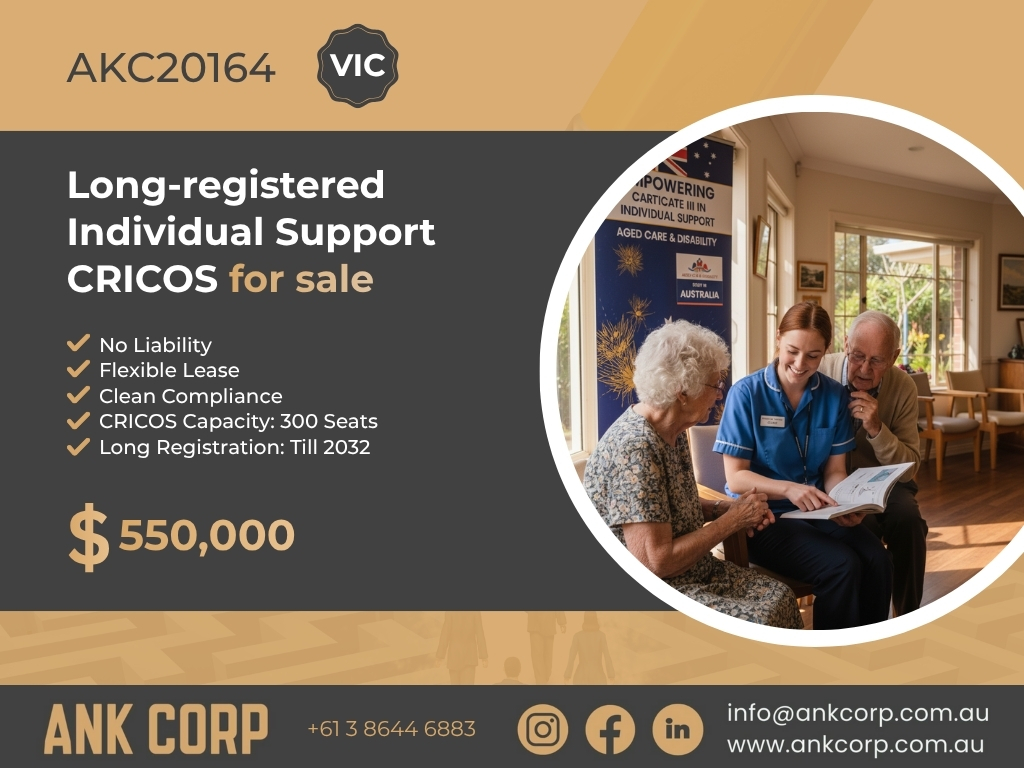 Individual Support Shell CRICOS For Sale | VIC | $550,000 in Hampton ...