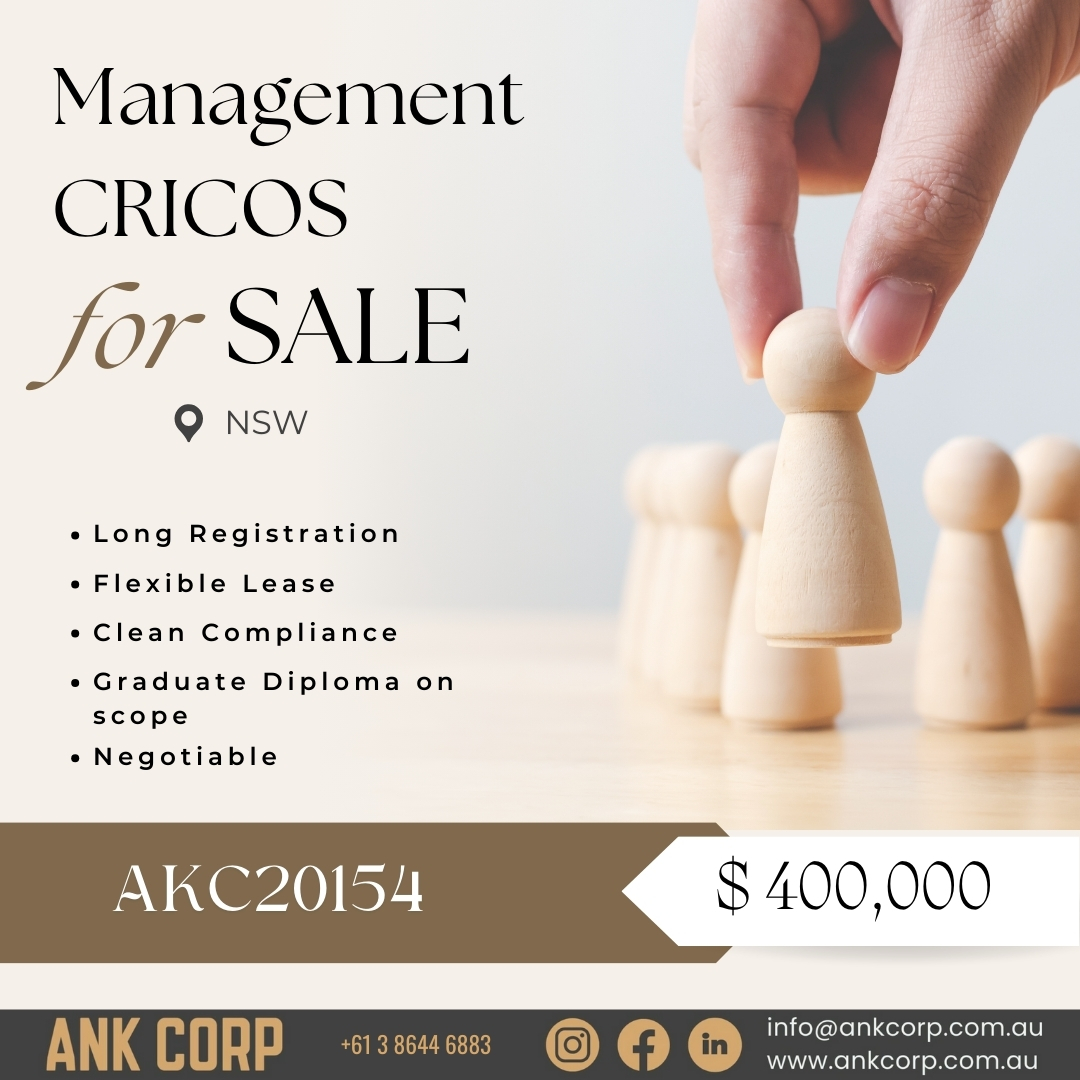 Management CRICOS for Sale | NSW | $400,000 | AKC20154 in Parramatta ...