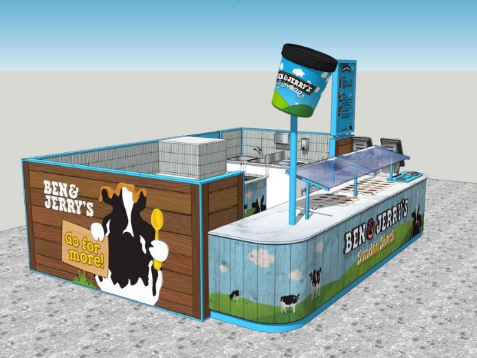 Ben & Jerry’s Sundae Shack Kiosks, $200k turnkey Franchise Opportunity ...
