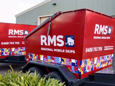 Mobile Skip Bins x 4 For Sale plus Tow Tug in Regional Victoria VIC ...