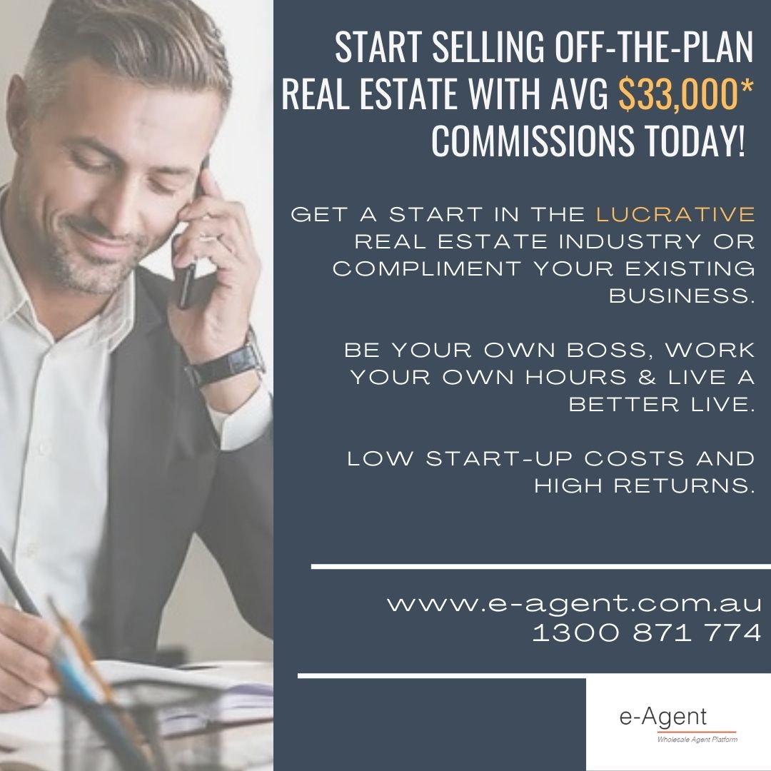Make $33,000 Per Sale with e-agent Australias Newest Real Estate ...