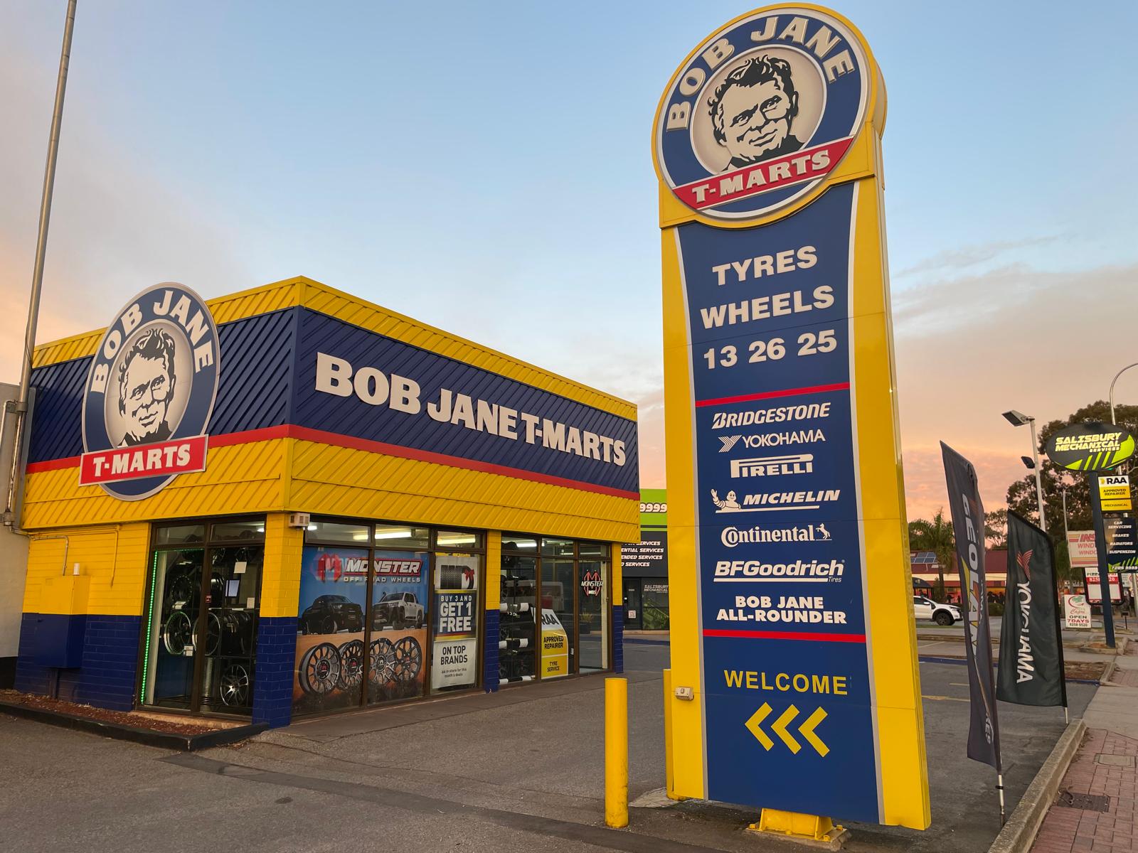 Bob Jane T-Marts Salisbury Franchise Opportunity (Tyres, Wheels & Batteries) in Salisbury SA ...